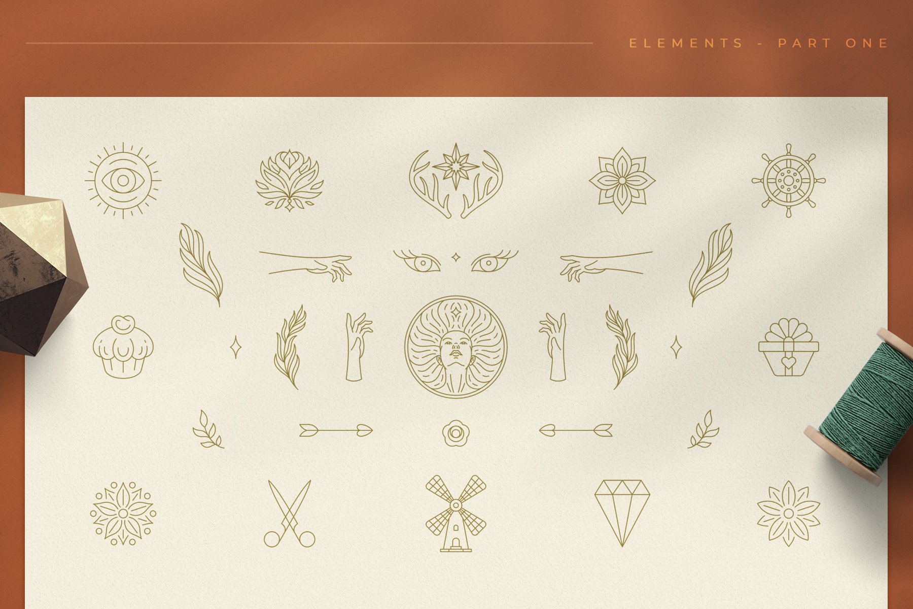 Logo Line Elements Collection Vol.01 – UISUM