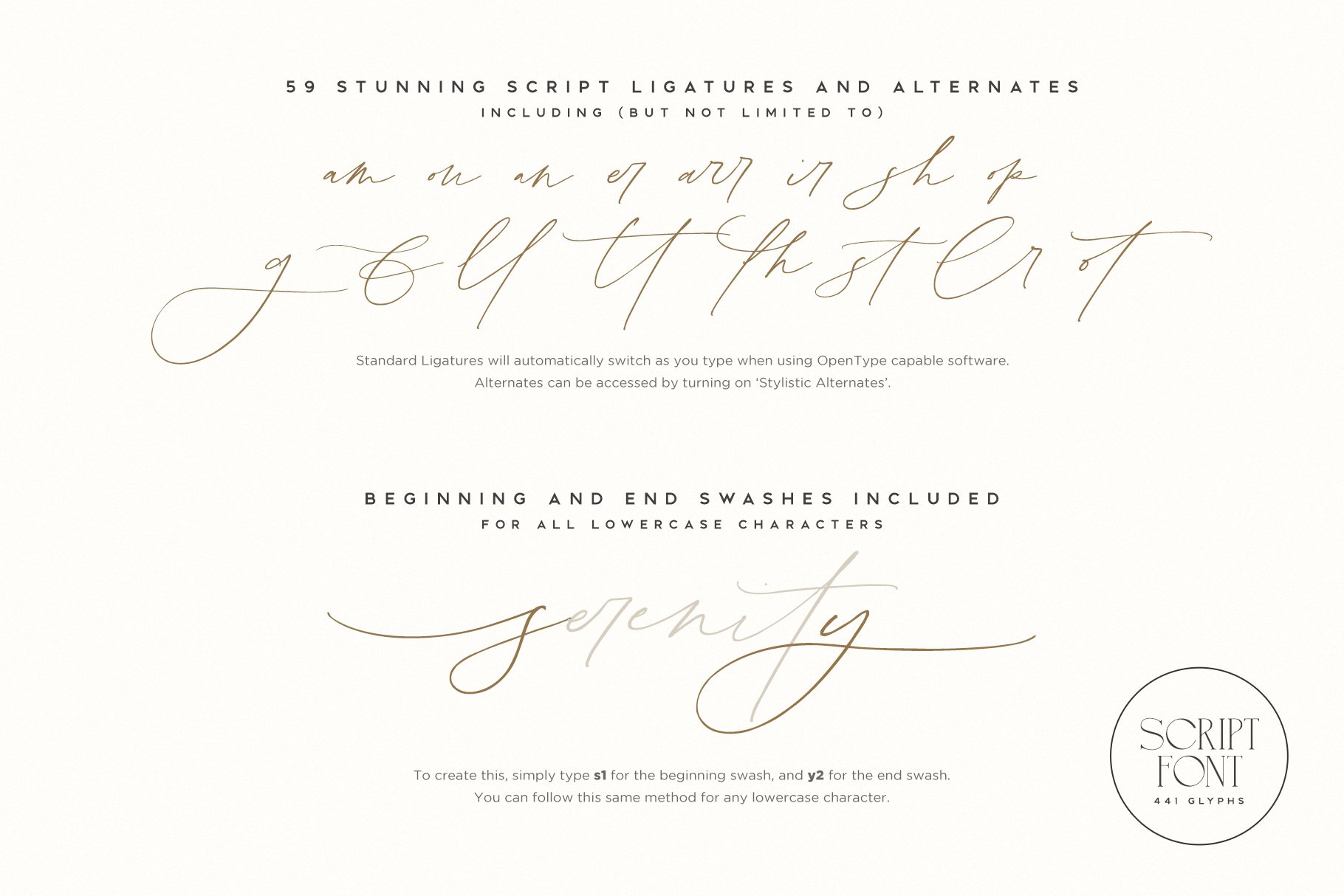 Simple Serenity Serif & Script 衬线、脚本字体 – UISUM