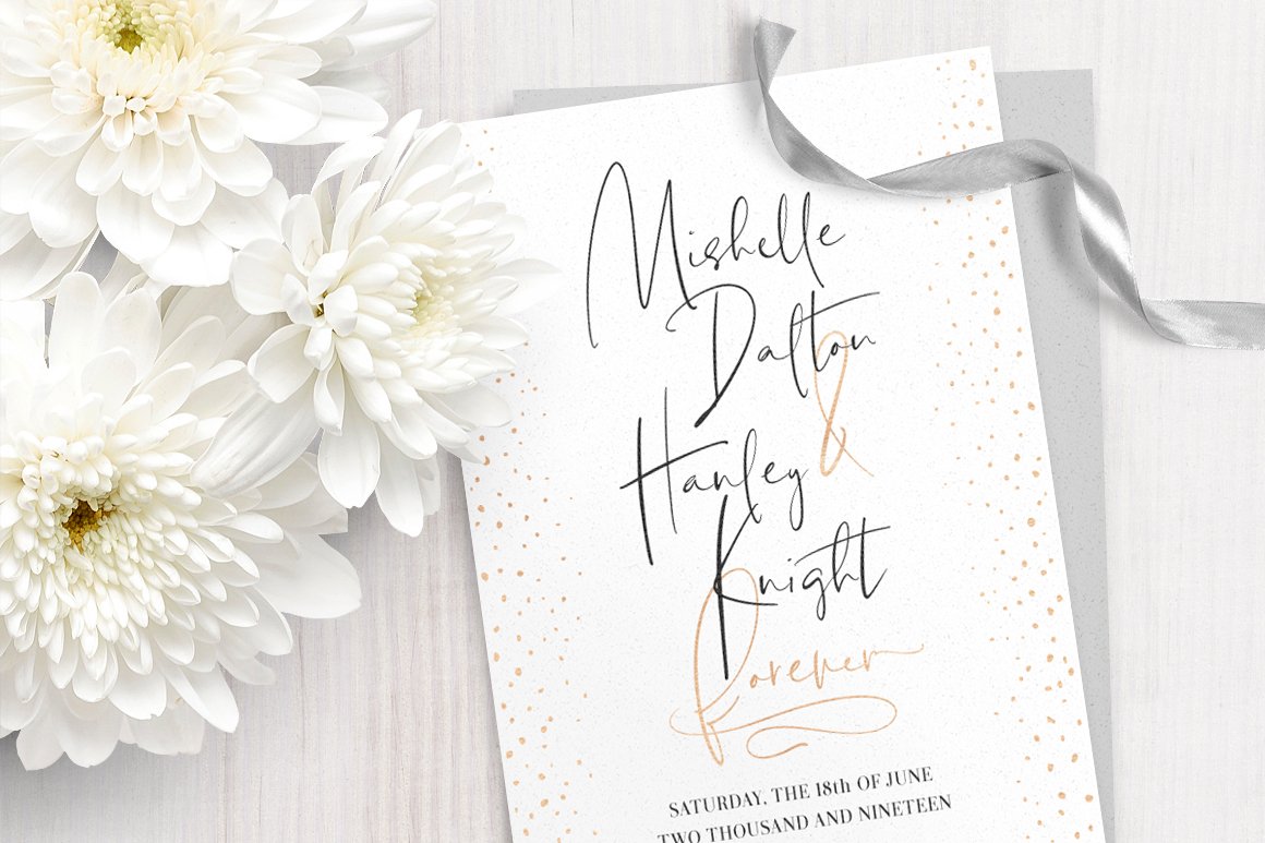 Sonneta Script Font 一款自由流畅的手写英文字体 – UISUM