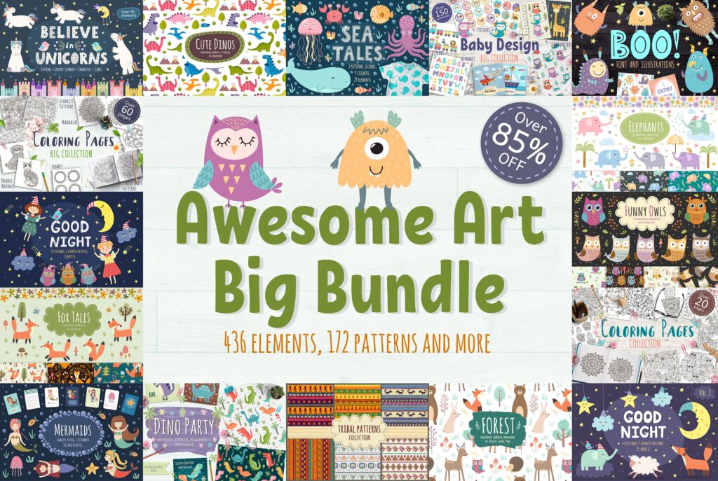 The Awesome Graphic Bundle By Gulnara Sabirova – UISUM