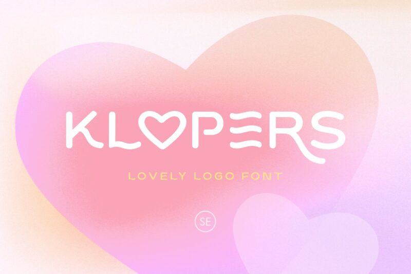 Klopers – Lovely Logo Font – UISUM