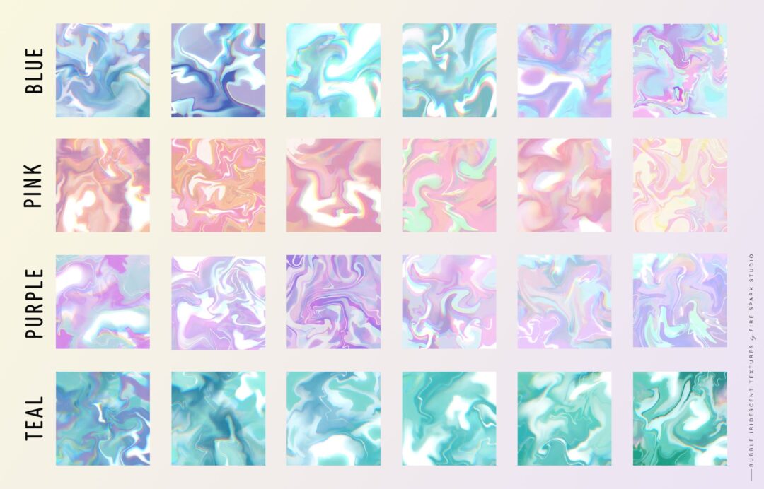 Bubble Iridescent Abstract Textures – UISUM