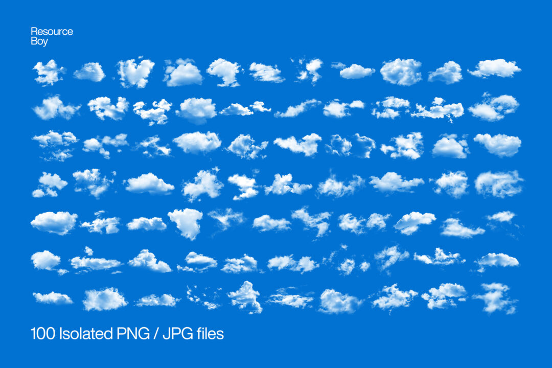 100 Cloud Textures in 4K Quality – UISUM